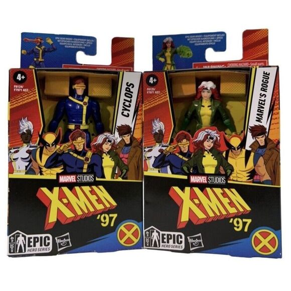 Hasbro | Toys | Xmen97 Cyclops Rogue 4 Inch Action Figures Epic Hero ...